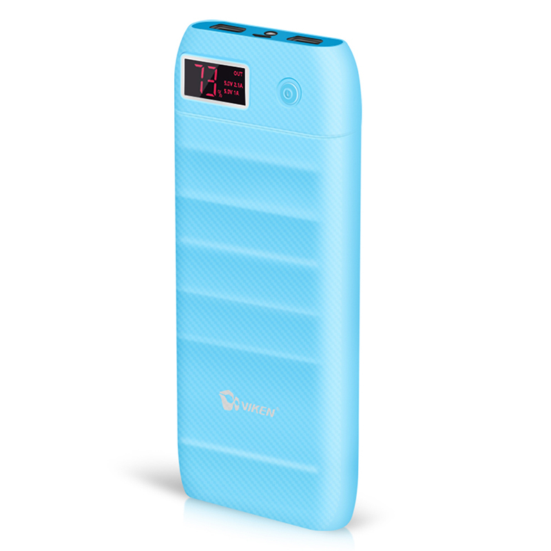 Viken 移动电源V85 20000毫安 大容量 电力十足 (天蓝色)报价_参数_图片_视频_怎么样_问答-苏宁易购