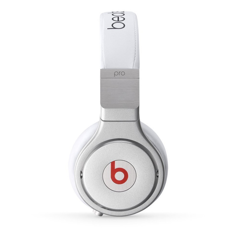 Beats Pro 录音师专业版 头戴式降噪耳机 有线耳机 (带麦) 白色报价_参数_图片_视频_怎么样_问答-苏宁易购