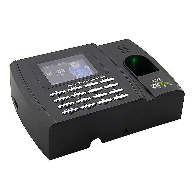 ZKTeco/中控智慧K28指纹考勤机指纹打卡机指纹机U盘下载报价_参数_图片_视频_怎么样_问答-苏宁易购
