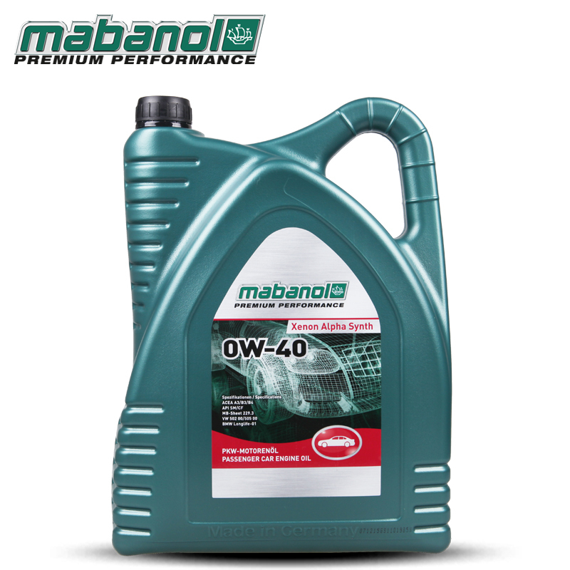 德国进口马宝龙(MABANOL)全合成0W40机油适用奔驰宝马奥迪大众汽车润滑油5L视频介绍_德国进口马宝龙(MABANOL)全合成0W40 ...