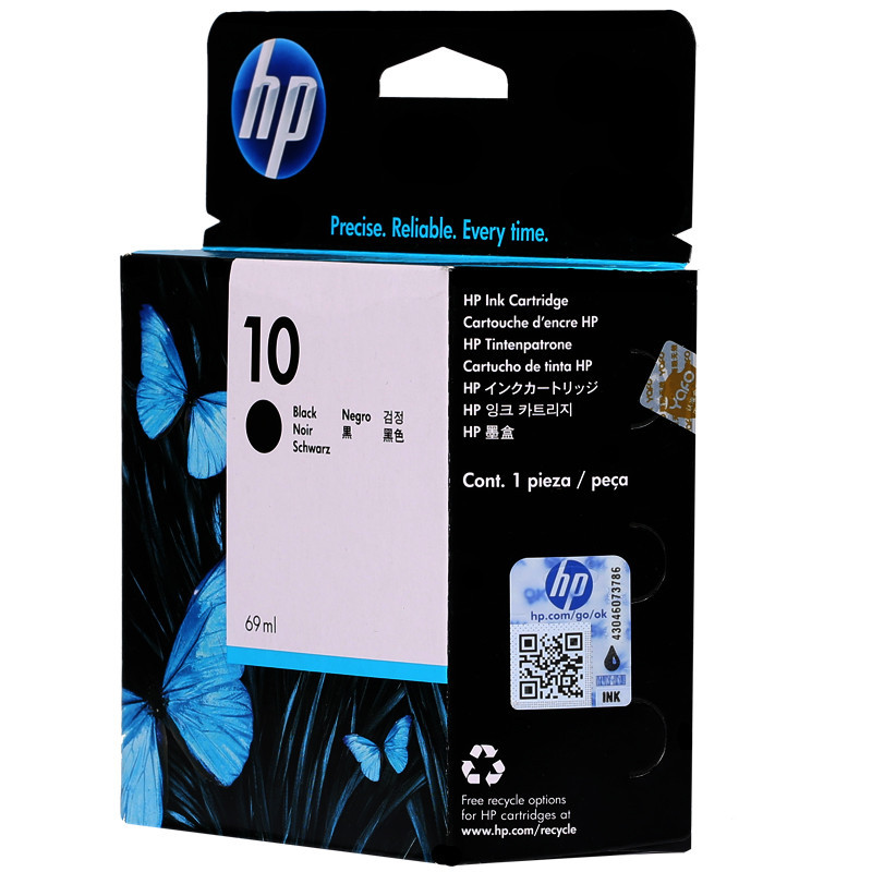 惠普(HP)C4844A 10 黑色墨盒(墨盒/墨水)(适用 HP 100 110 1000 1100 1200 )报价_参数_图片_视频 ...