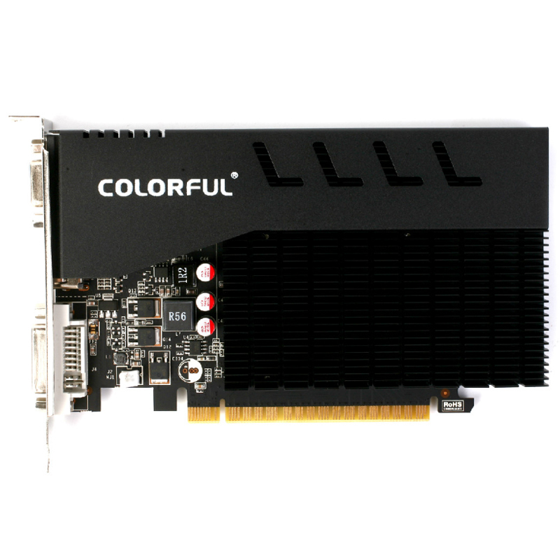 七彩虹(COLORFUL)显卡GT710 七彩虹(Colorful) GT710 冰暴鲨-1G D3独立1G显存 高清静音 显卡【价格 图片 ...