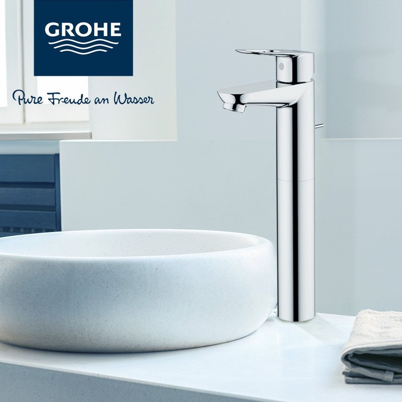高仪(GROHE)龙头32856000 德国-高仪(GROHE)原装进口鲍利浦单把手高脚面盆龙头空心把手32856000【价格 图片 品牌 ...